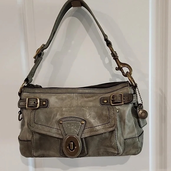 Coach | Bags | Coach Distressed Leather Vintage Satchel | Poshmark